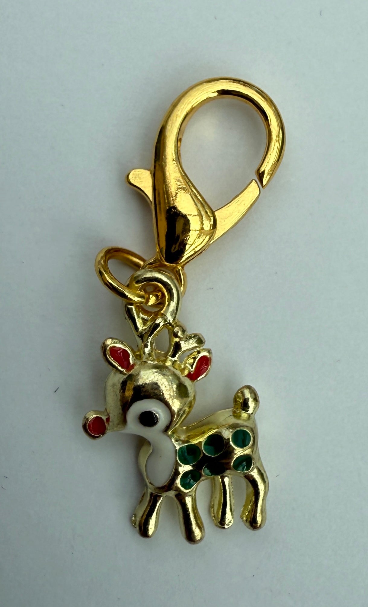 Rudolph Red Nose Reindeer Charm – Robin Boutique