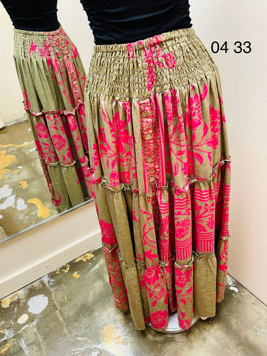 Monarch Maxi Skirt #33 by Kantha Bae – Robin Boutique